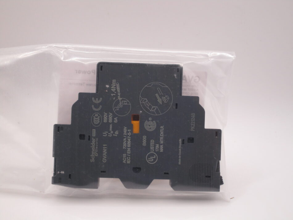 SCHNEIDER GVAN11 Auxiliary contact block. - STC Industrial Services