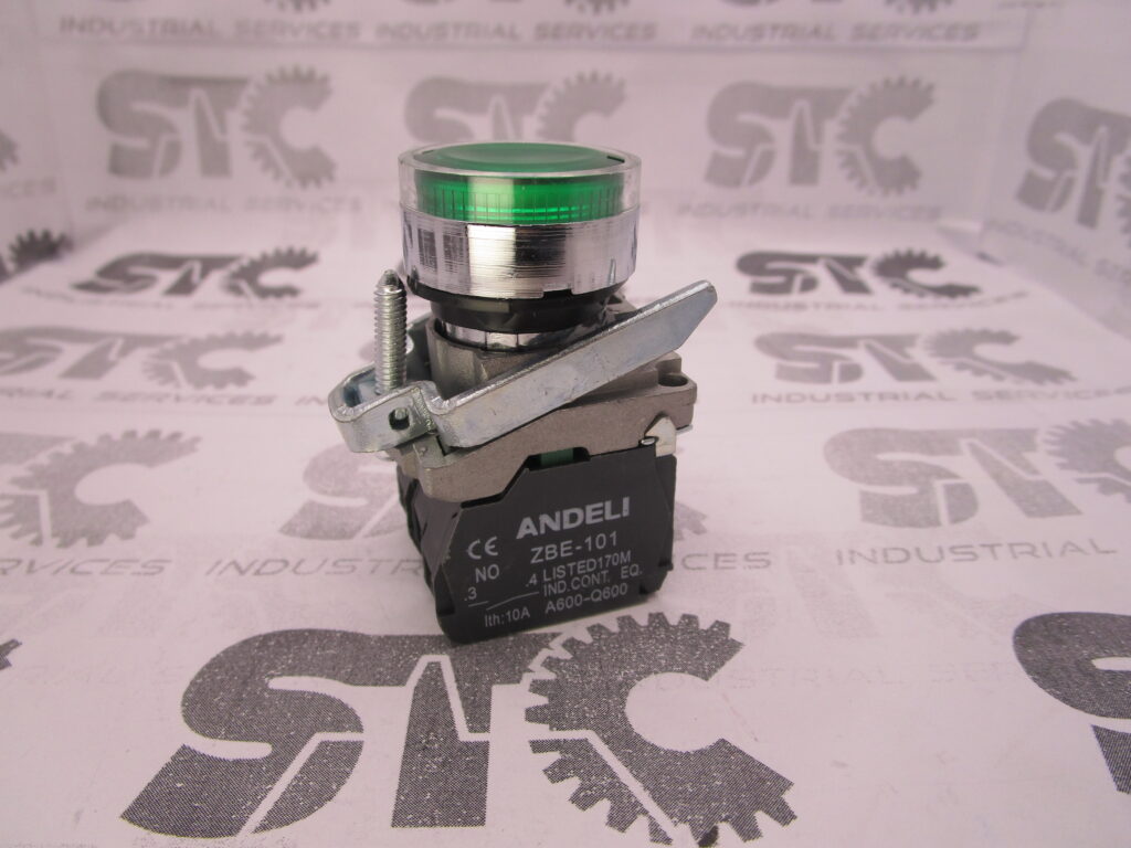 ANDELI XB4BW3365 22mm Green Illuminated Push Button 1 NO 1NC. - STC ...